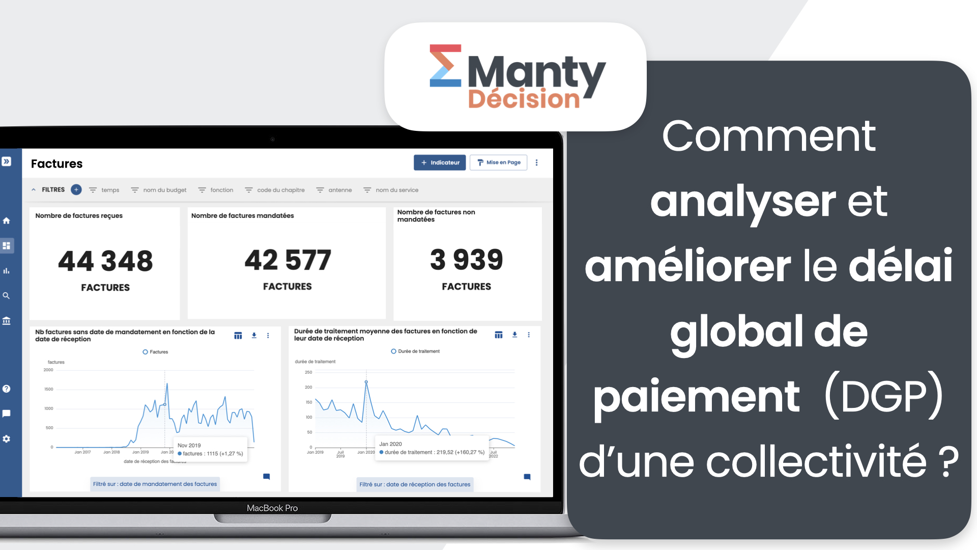 Comment analyser et améliorer le délai global de paiement (DGP) d’une collectivité avec une ...
